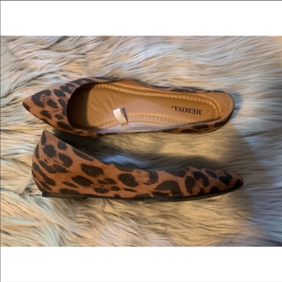 Merona | Shoes | Merona Leopard Print Small Wedge Flat | Poshmark